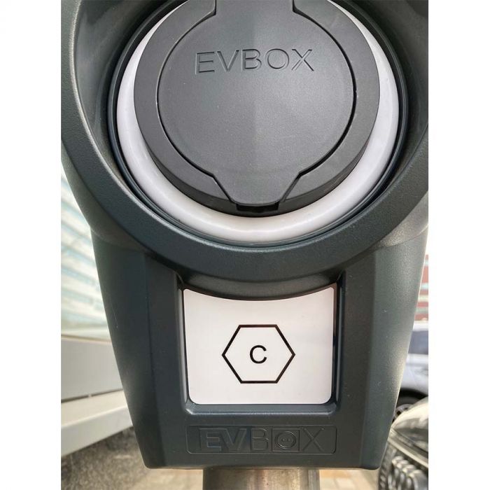 EVBox EN 17186 C-label for BusinessLine (50x64 mm) | DCP